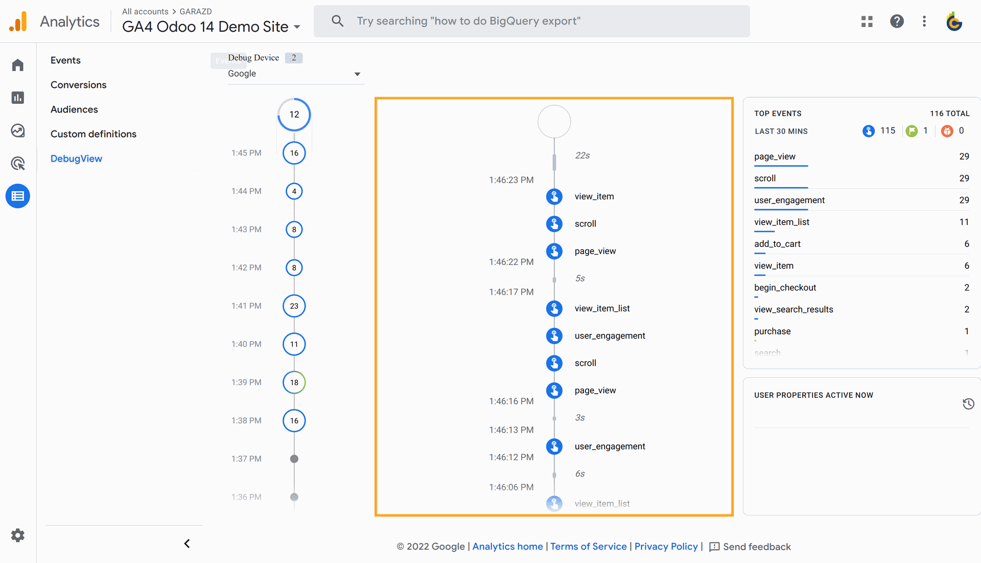 Налаштуйте відстеження сайту на Odoo